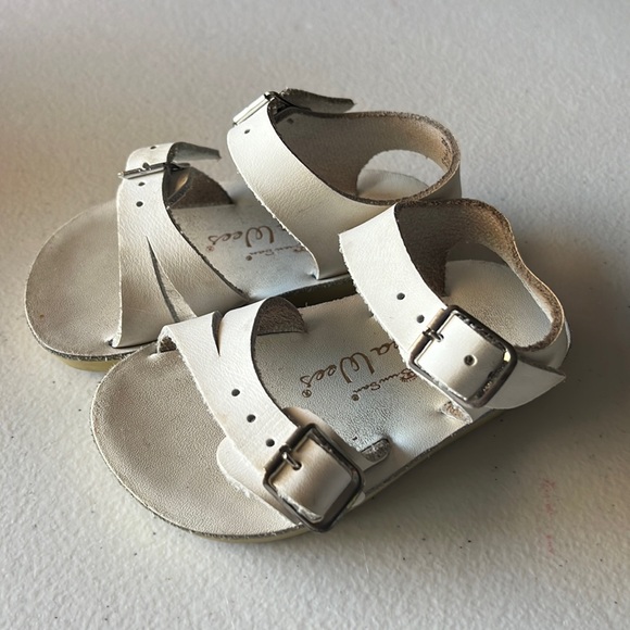 sun sans | Shoes | White Sun Sans Sandals Size 3 | Poshmark